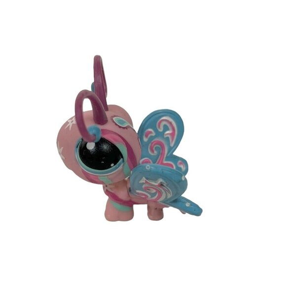 Toys | Littlest Pet Shop Lps Fanciest Pet Butterfly 1838 Pink Blue ...